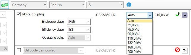 Coupling KS800 for OS(A)85
